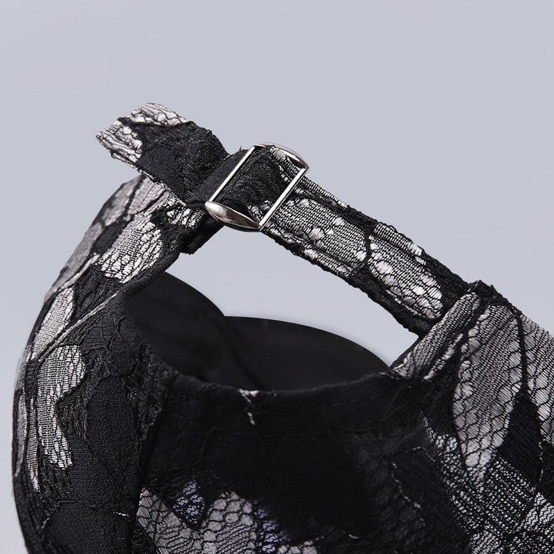 Butterfly Lace Baseball Cap in Black – Lola Gems